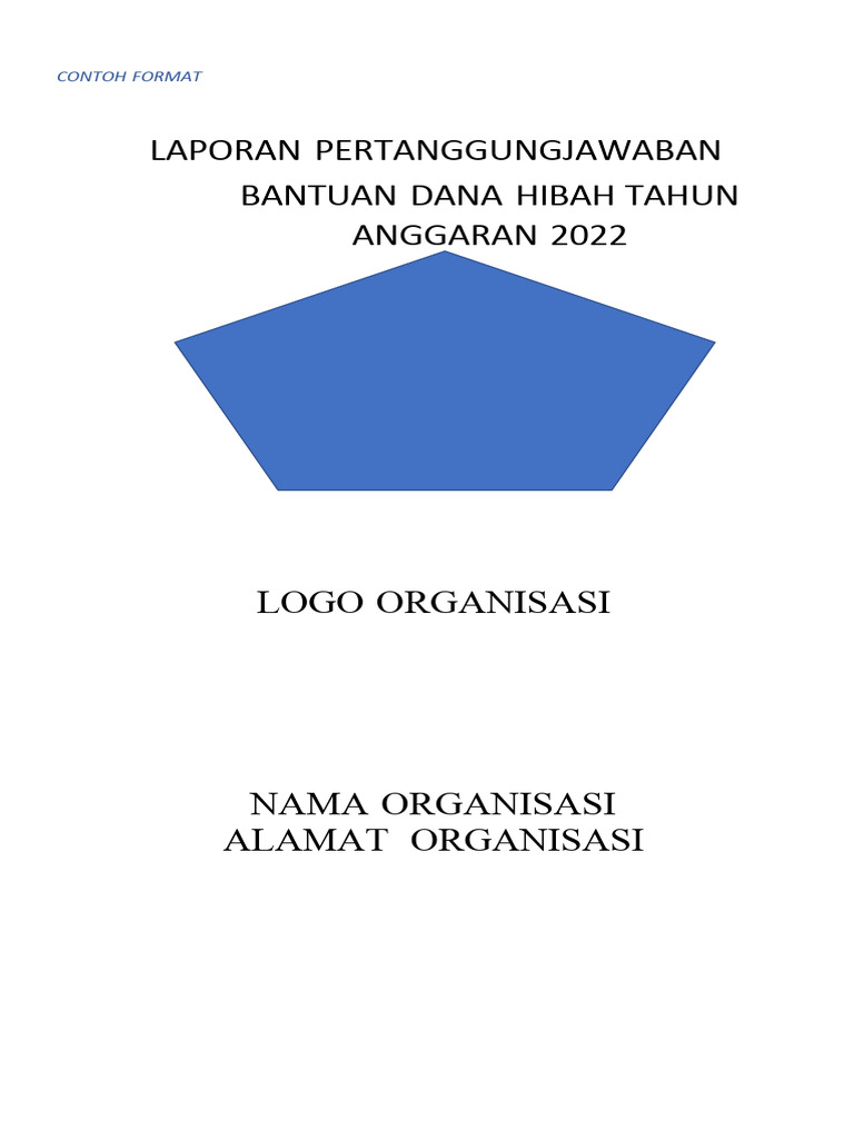 Contoh LPJ | PDF