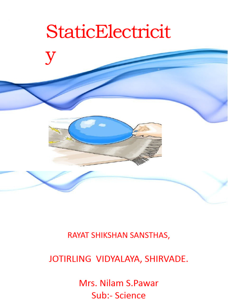 Static Electricity | PDF | Electric Charge | Atomic Nucleus