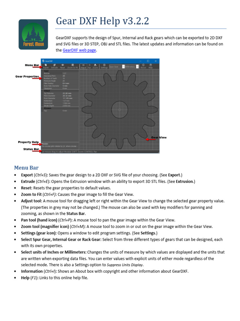Gear DXF Help v3 - 2 | PDF | Gear | 3 D Computer Graphics