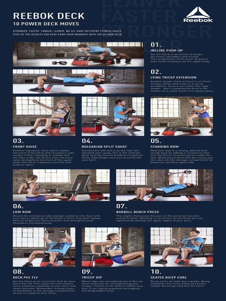Reebok Deck - 10 Power Moves | PDF