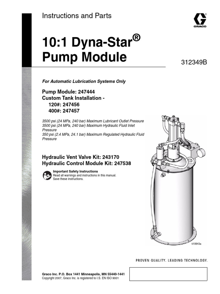 Dynastar 10-1 | PDF | Valve | Pump
