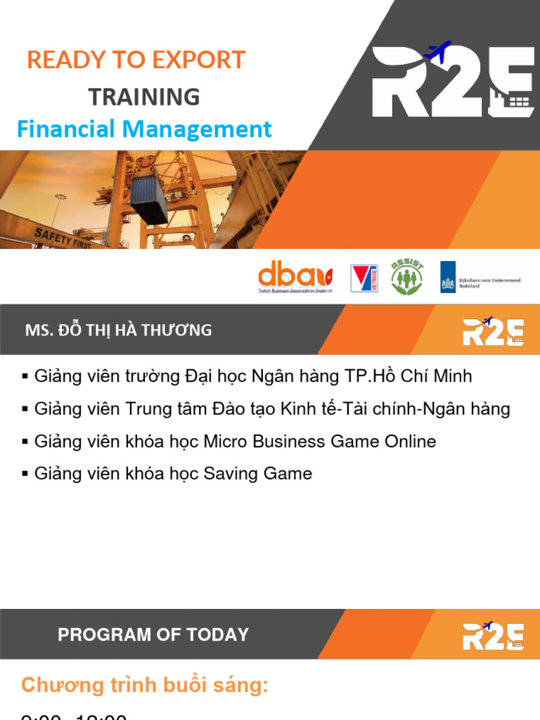 R2E Quản lý tài chính 2023 | PDF