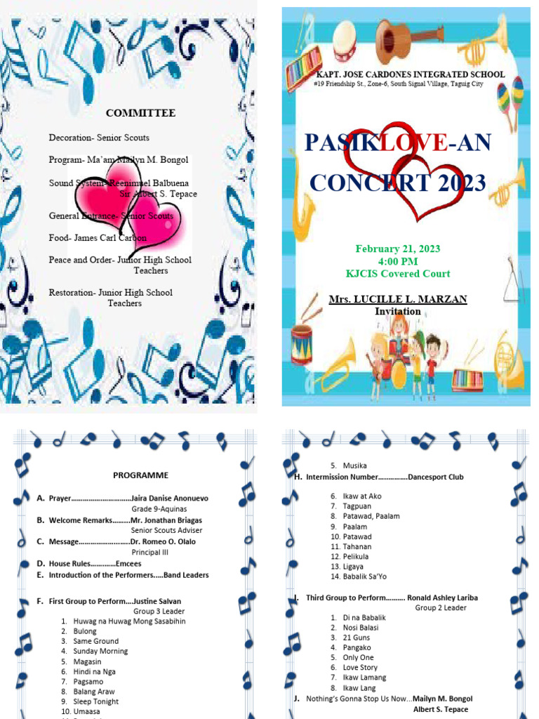 Program Mini-Concert | PDF