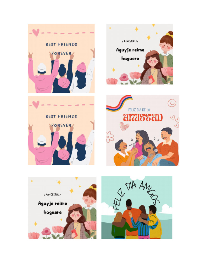 Dia de La Amistad PDF | PDF