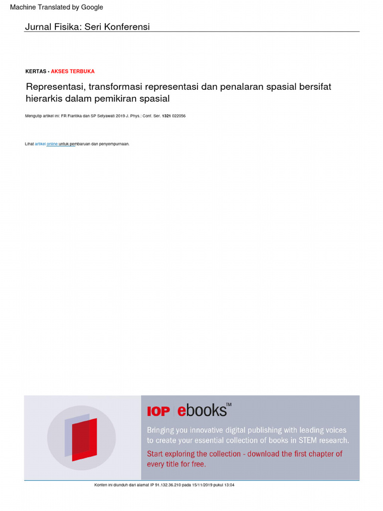 Representation Representational Transformation and | PDF