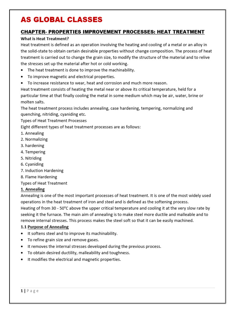 Heat Treatment for Engineers | PDF | Heat Treating | Steel