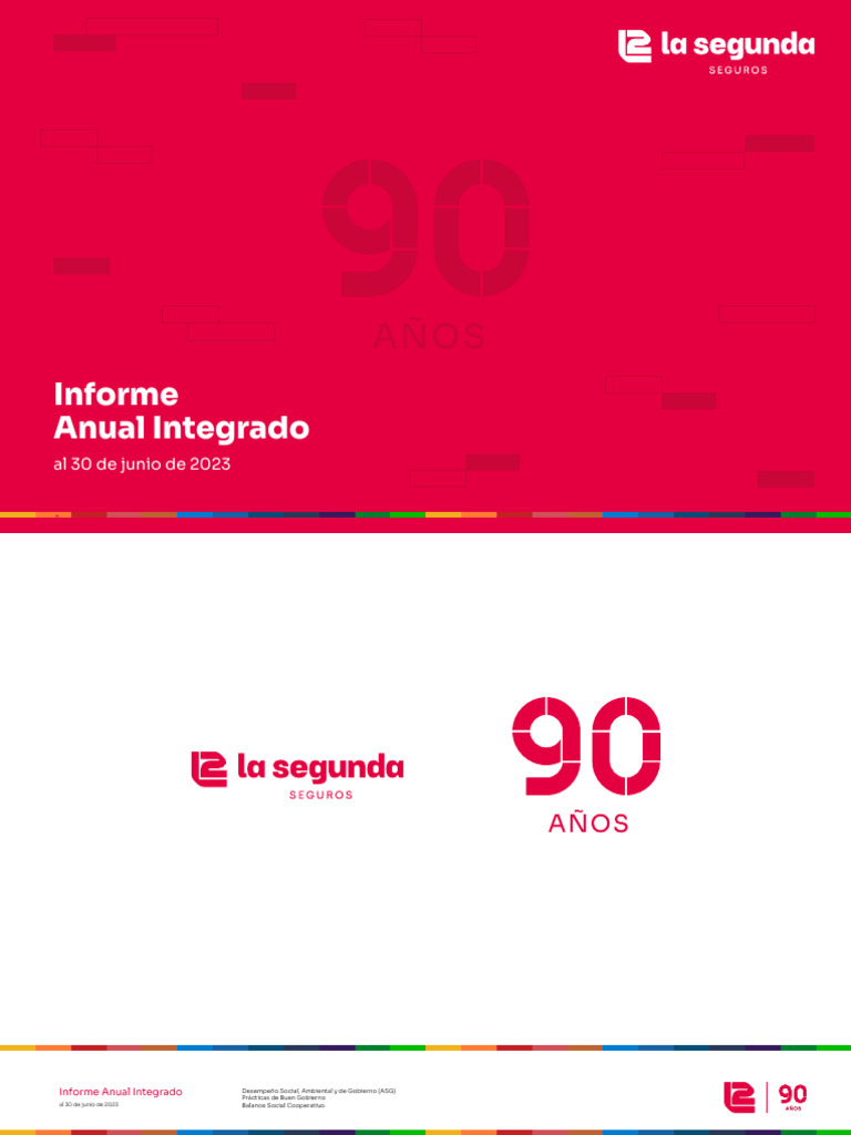 Informe Anual Integrado 2023 ASG | PDF | Sustentabilidad | Cooperativa