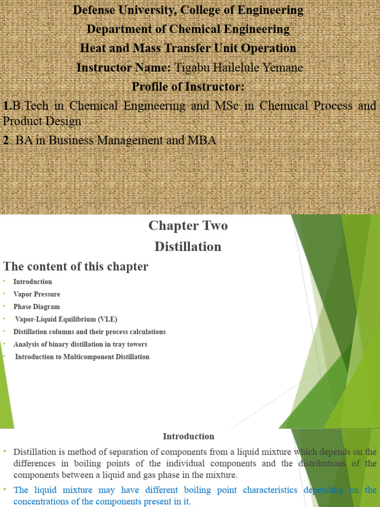 Distillation | PDF | Distillation | Phase Diagram