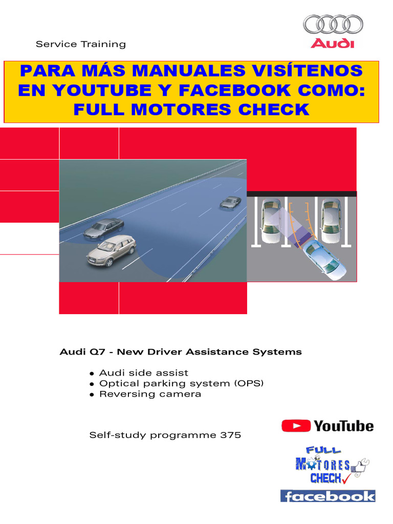 Audi 3 - Full Motores Check | PDF | Radar | Sensor