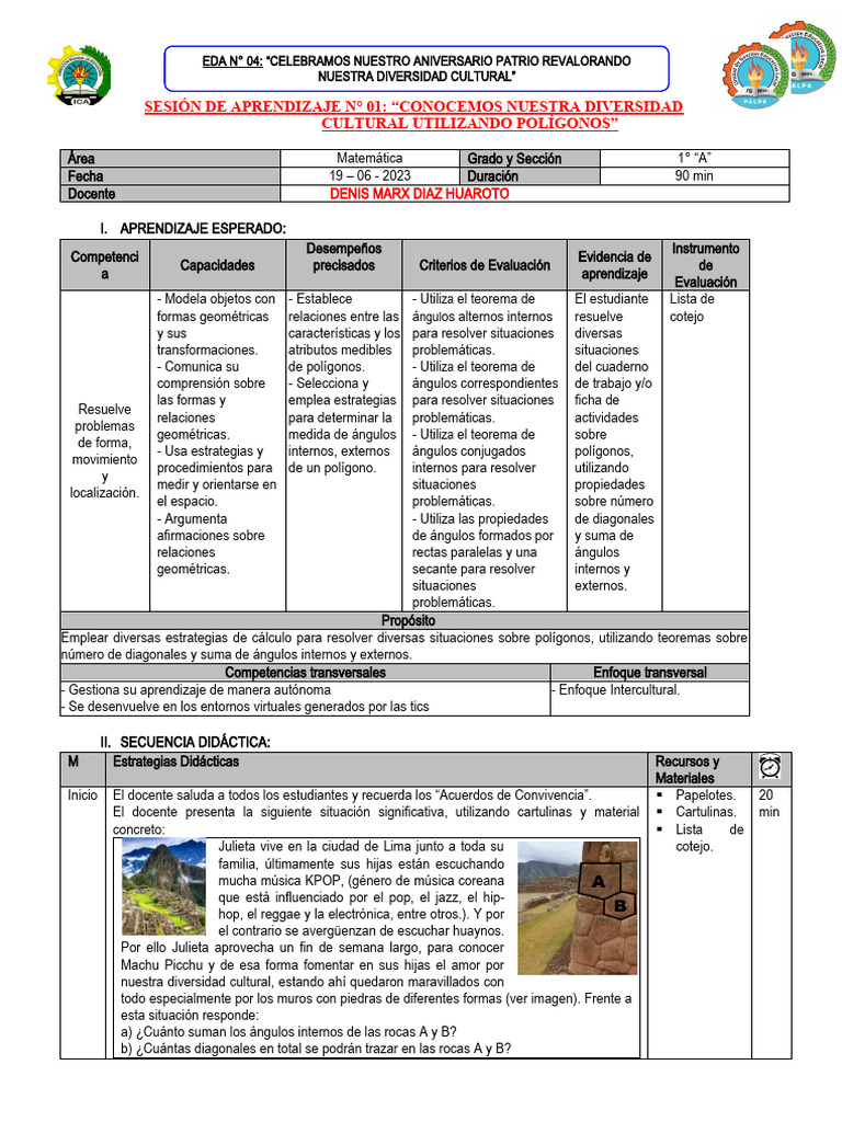 1°-Sesion 1-Eda 4 | PDF