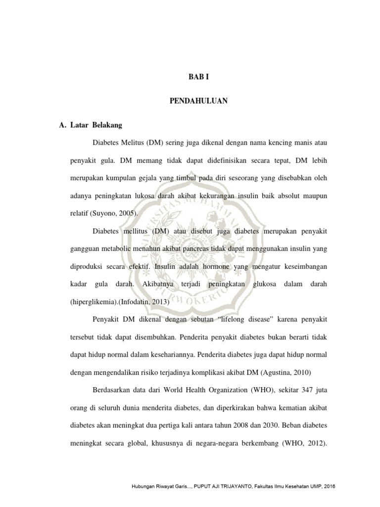 DM Dengan Faktor Genetik | PDF