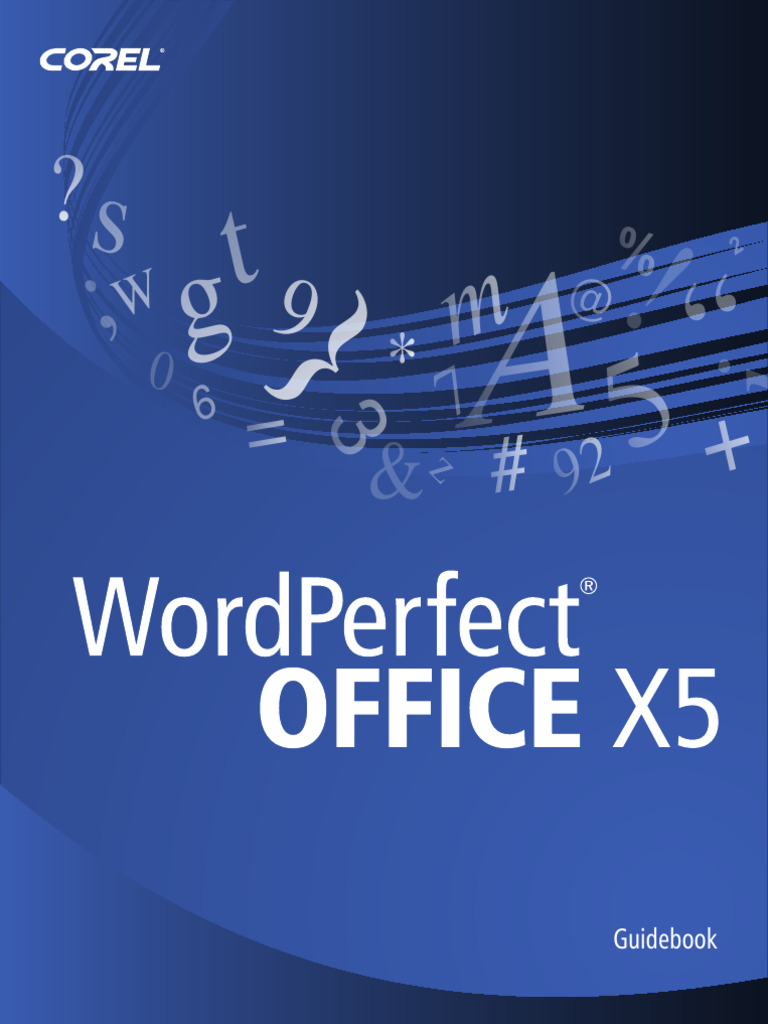 Corel WordPerfect Office X5 Guidebook | PDF | Button (Computing ...