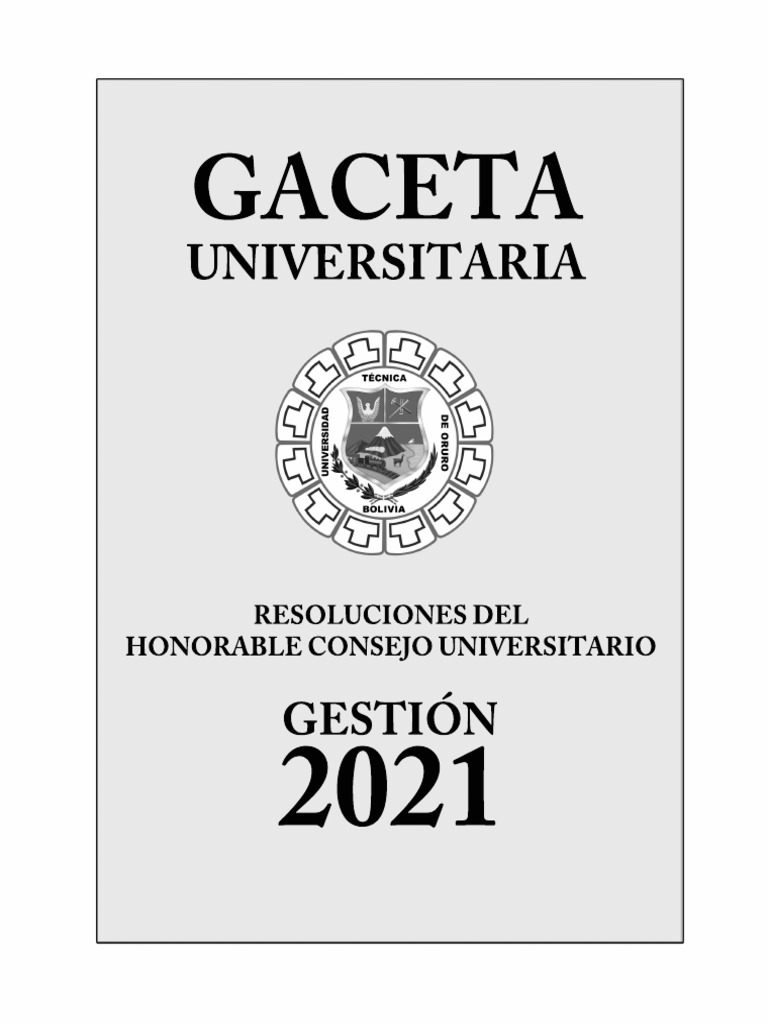 Gaceta 2021 New | PDF