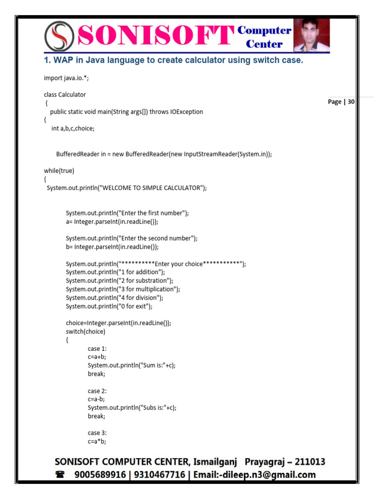 Java Program Pdf Automated Teller Machine Java Programming Language 