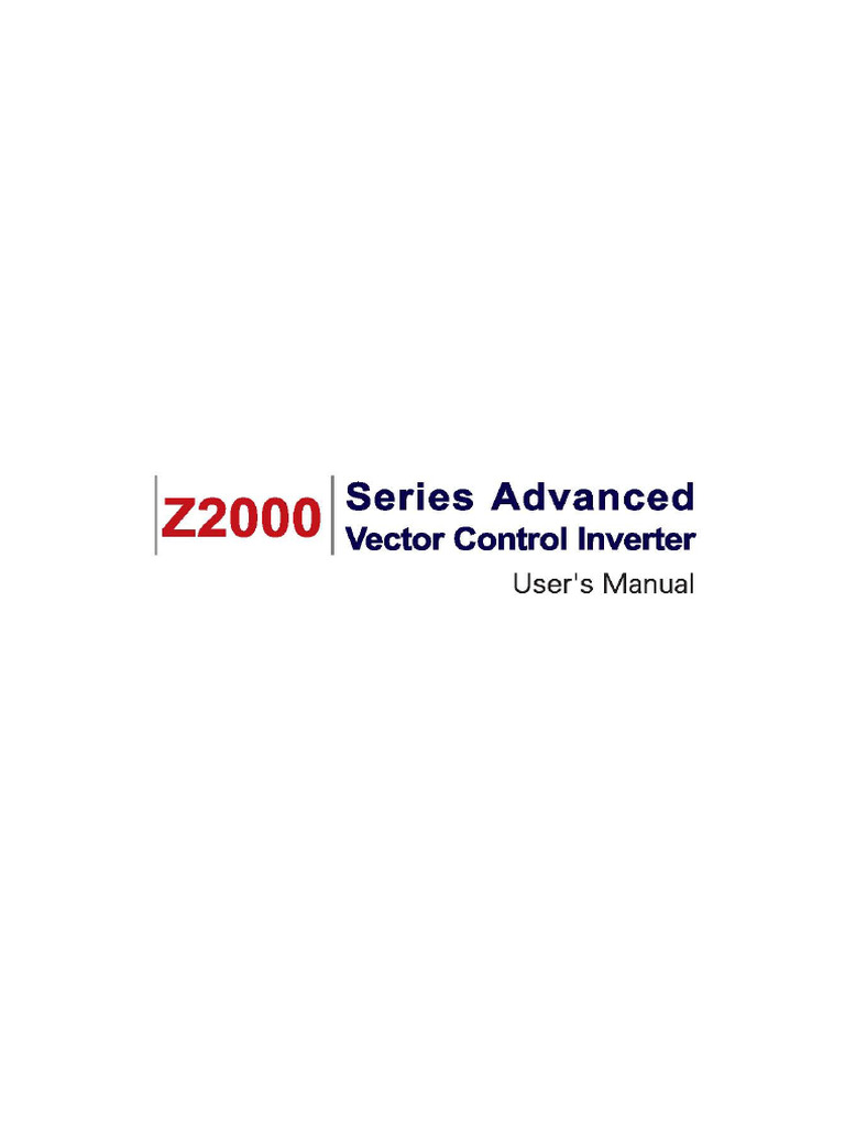 Manual ZONCN Z2000 | PDF