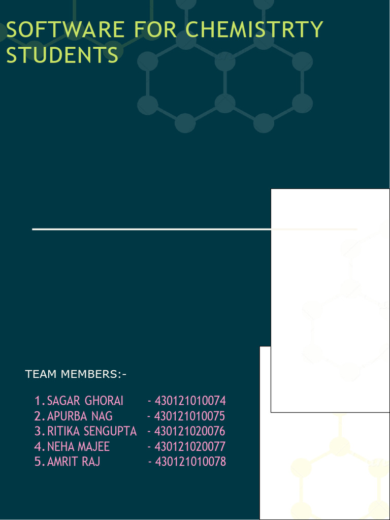 Software For Chemistry Students | PDF