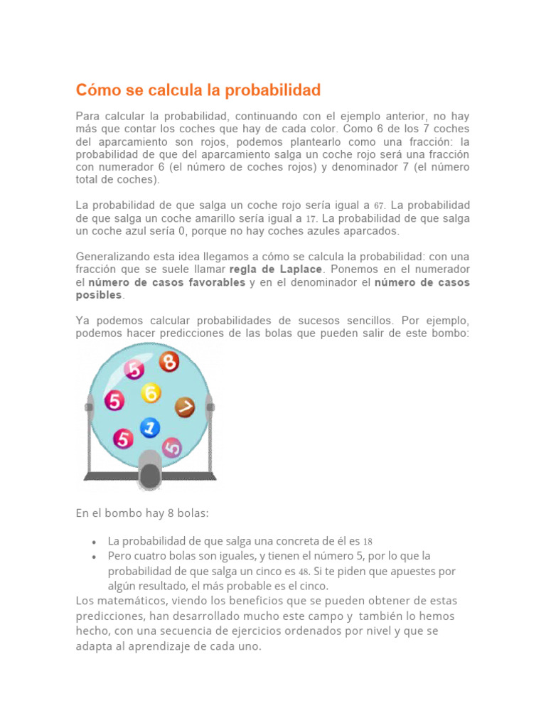 PROBABILIDAD | Descargar gratis PDF | Probabilidad | Science
