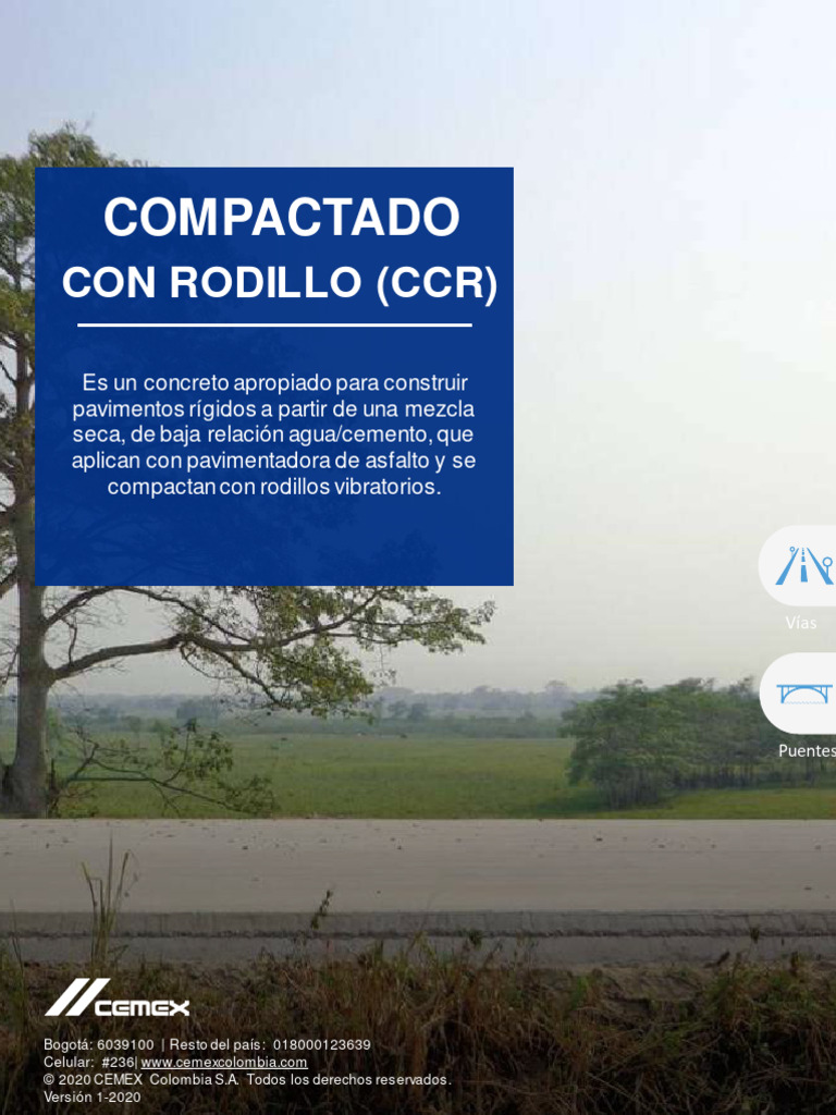 Ficha CCR | PDF | Hormigón | Materiales