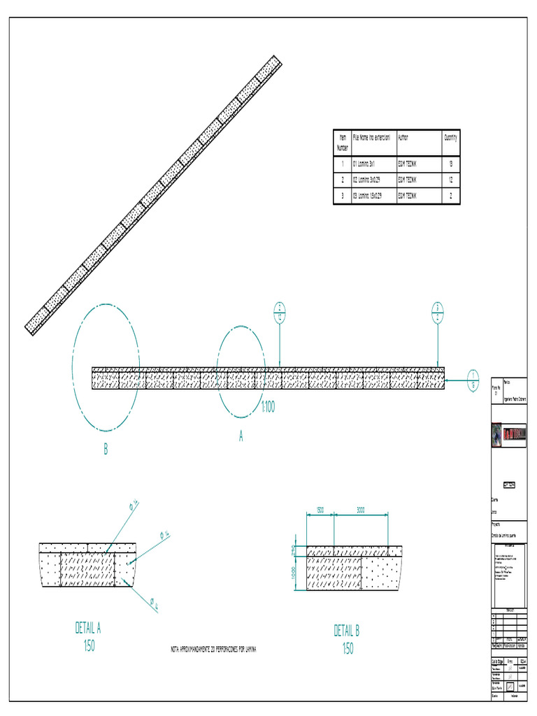 00-Planos Montaje de Lamina | PDF