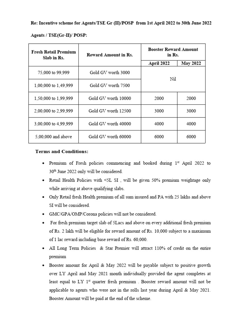 Agents Contest - 1st Quarter 2022-23 | PDF