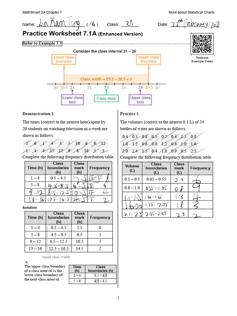 MS2A - Ch7 - Practice and Answers With MC Ans Update-1 | PDF | Histogram