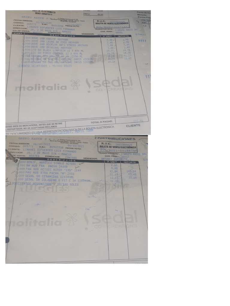 Boletas de Premios | PDF