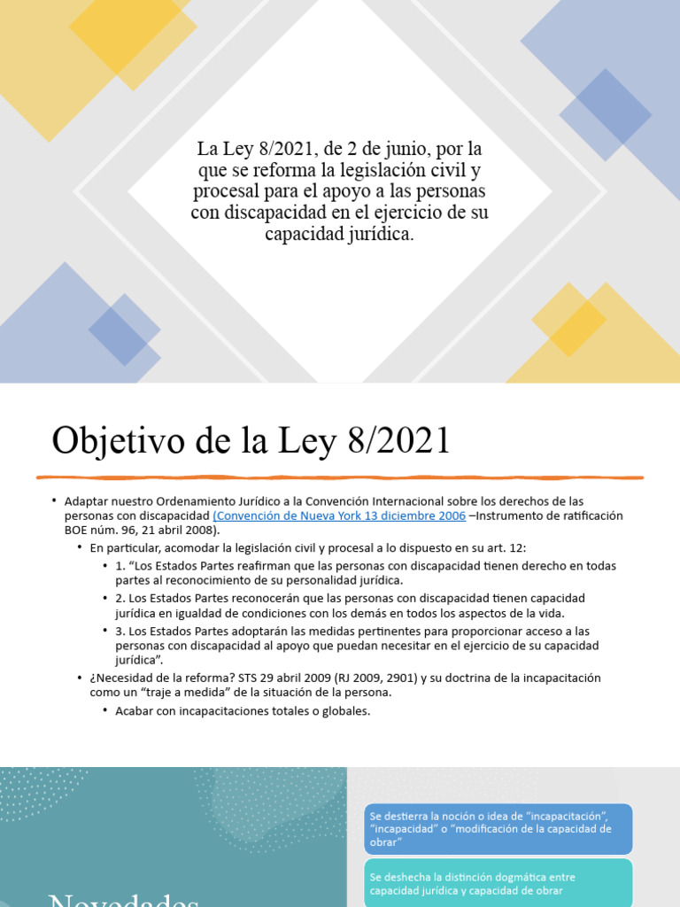 Ley 8-2021 | PDF | Guardián legal | Invalidez