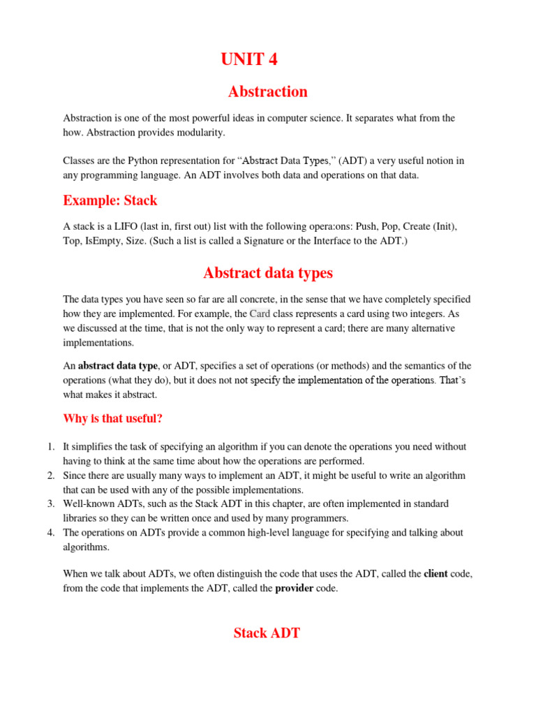 Python Unit 4 Part 3 | PDF | Queue (Abstract Data Type) | Inheritance (Object Oriented Programming)