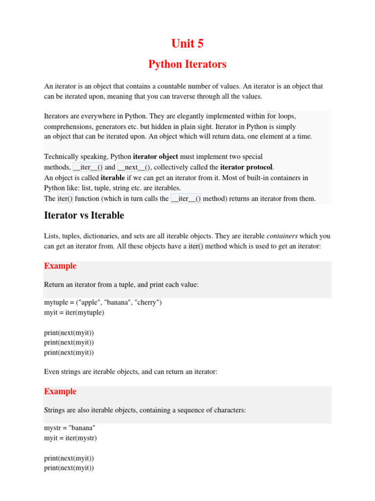 Python Unit 5-1 | PDF