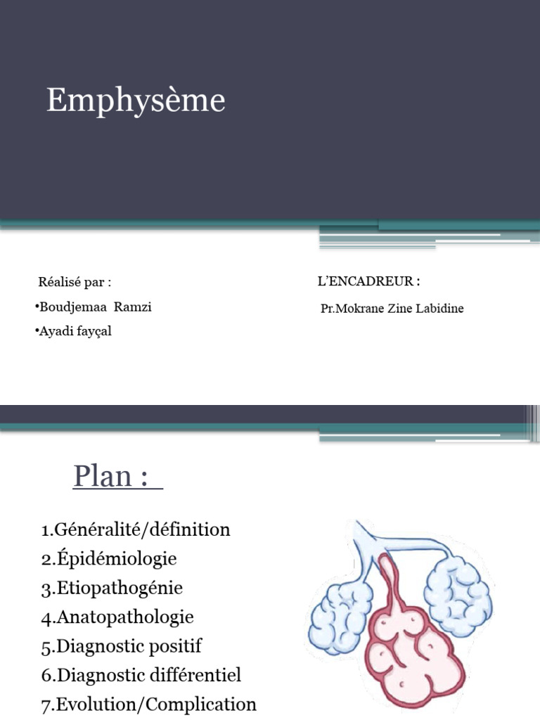 Emphysème | PDF | Bronchopneumopathie chronique obstructive | Médecine ...