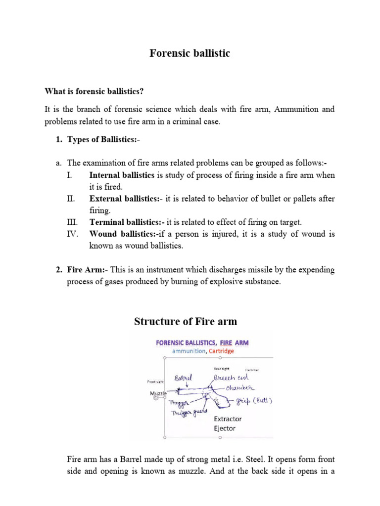 Forensic Ballistic | PDF | Gun Barrel | Gun