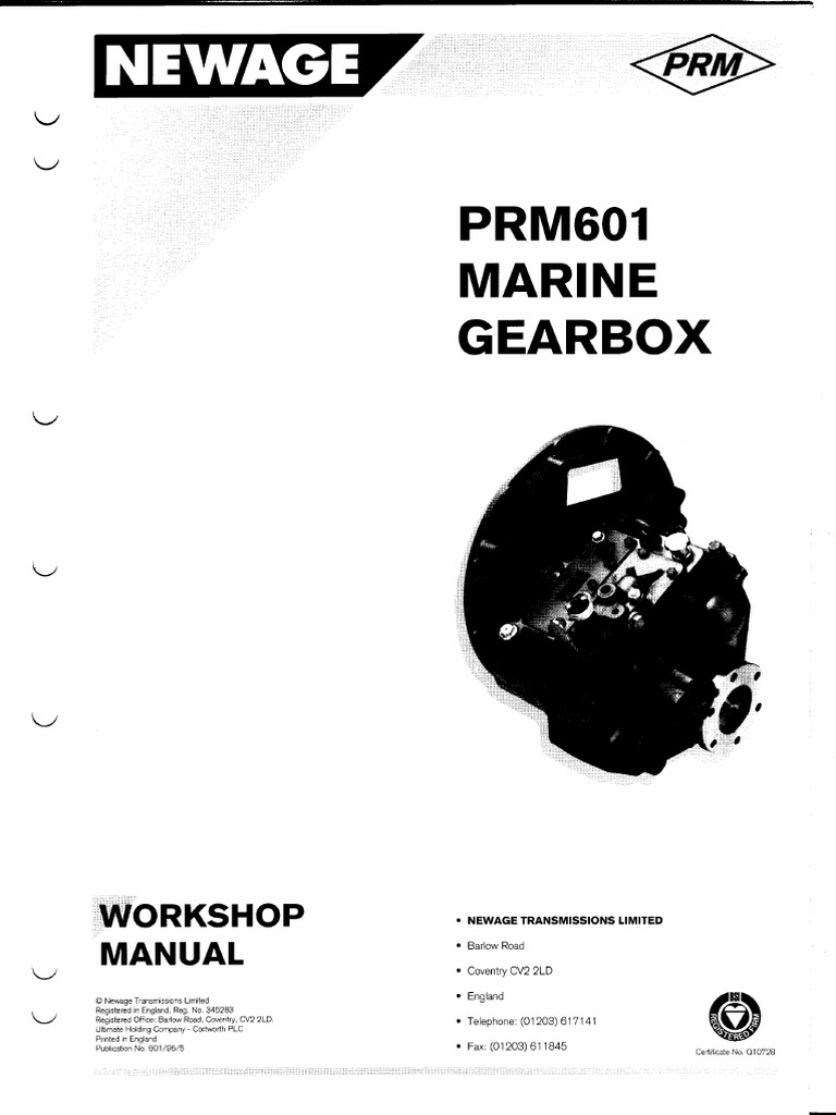 601 Man Transmission | PDF