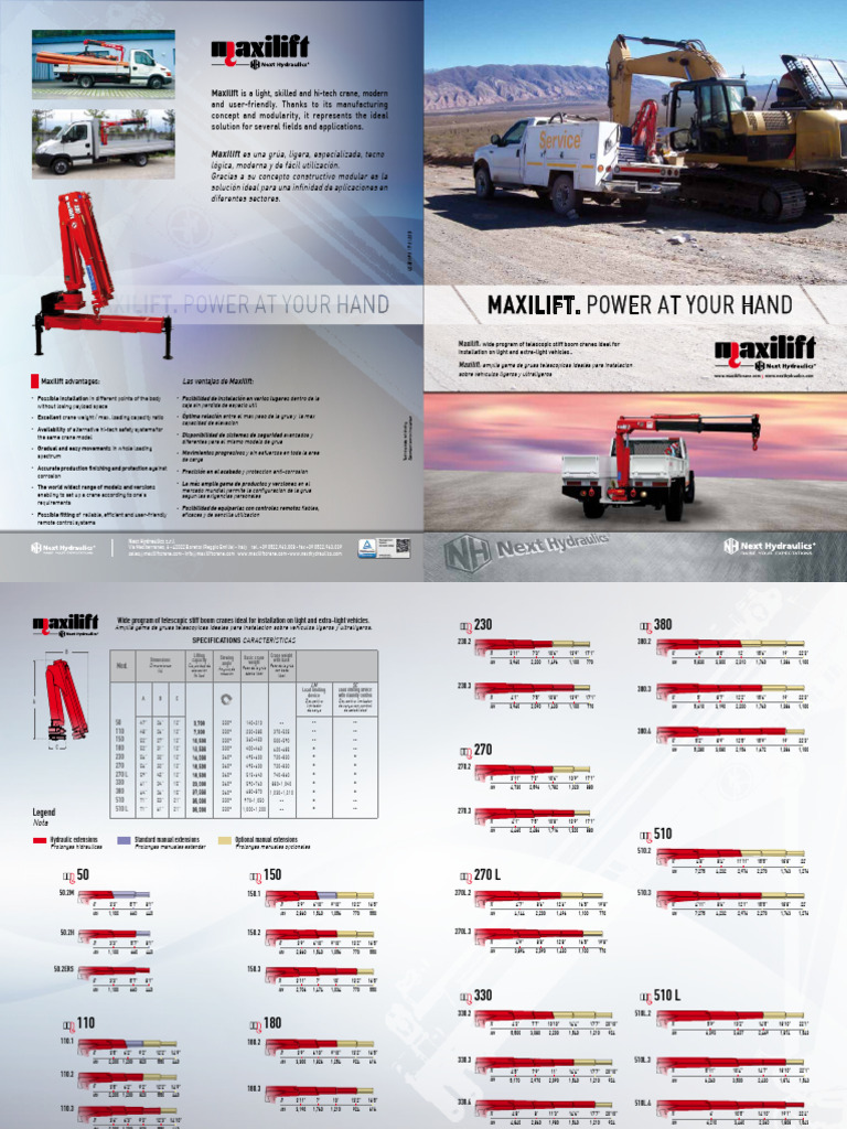 Maxilift Range | PDF