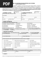 FDA Form 2579 | PDF | Ct Scan | X Ray