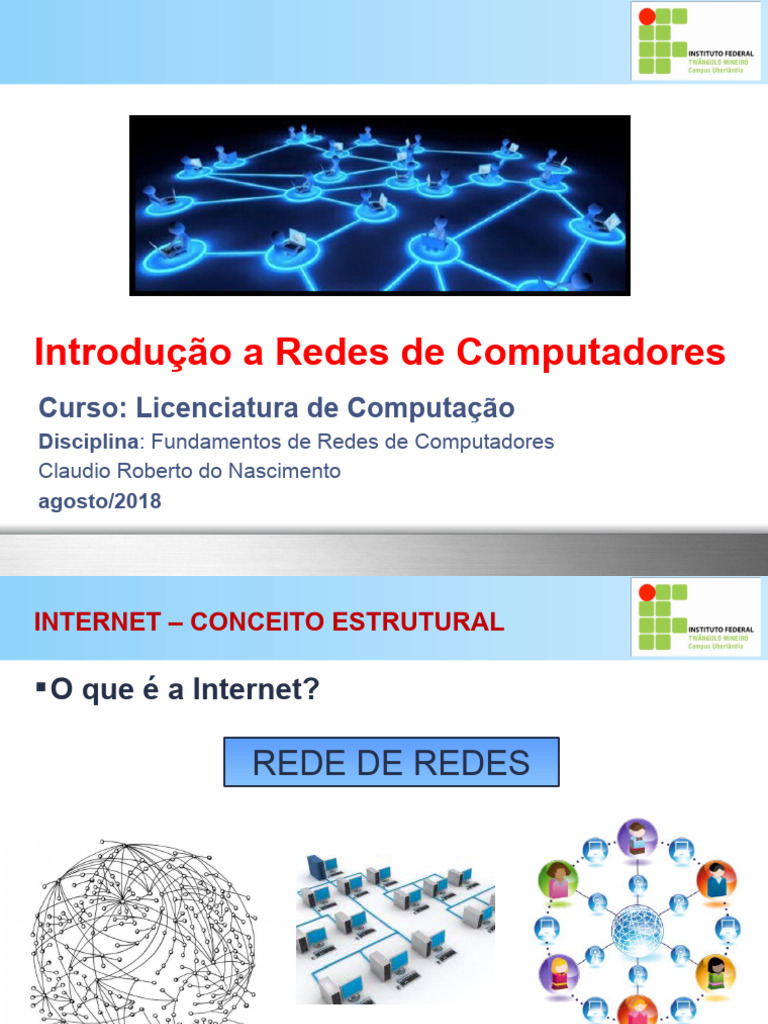 01 - Introdução A Fundamentos de Redes | PDF