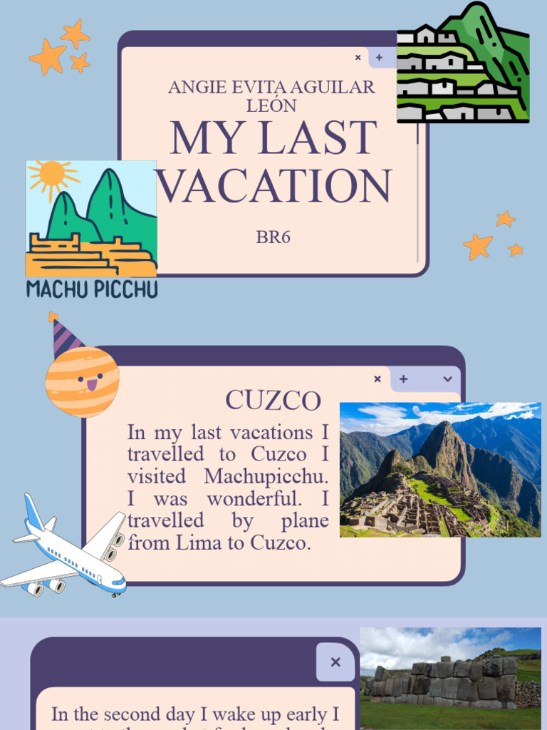 My Last Vacations | PDF