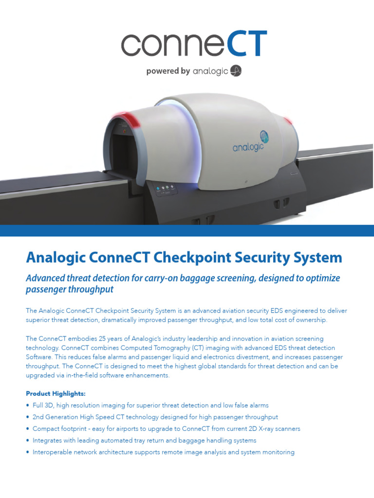 Analogic Connect-Spec-Sheet | PDF