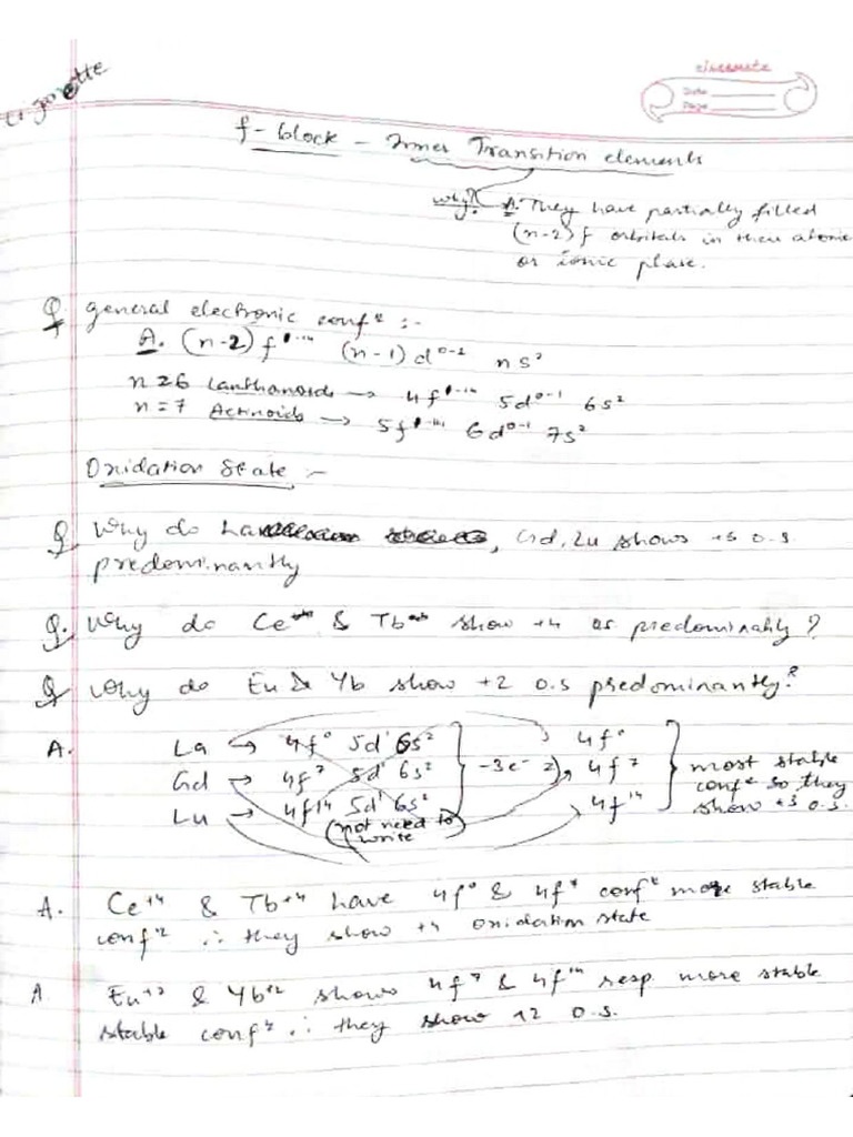 D and F Short Notes | PDF