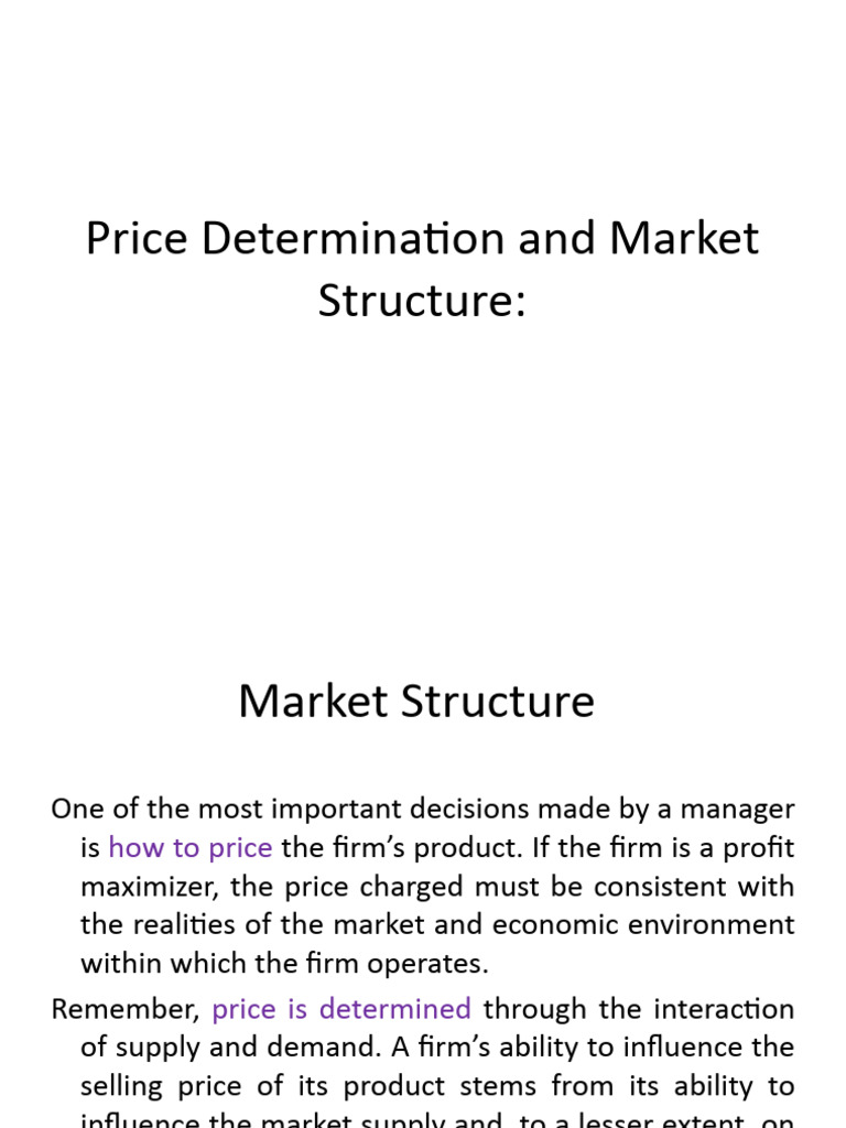 Price Determination | PDF | Business