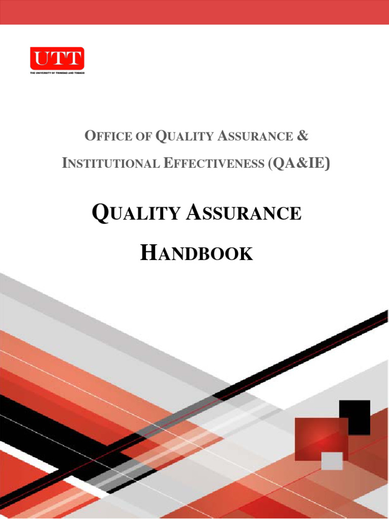 Quality Assurance Handbook 1677275668 | PDF | Quality Assurance ...