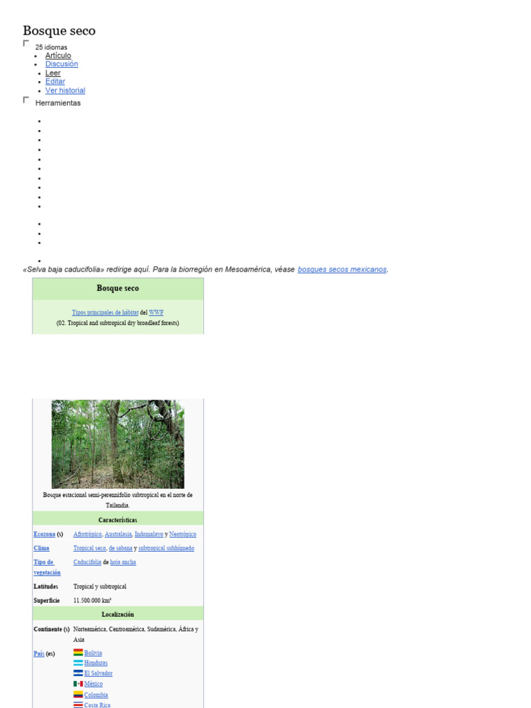 Bosque Seco | PDF