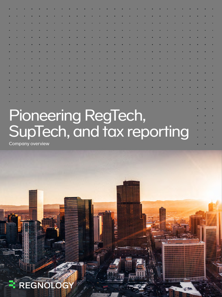 Regnology: Innovating Regulatory Solutions | PDF