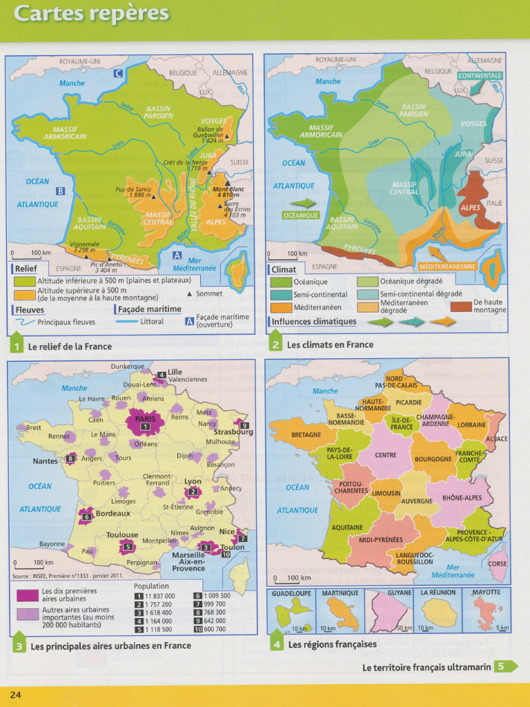 Livret Reperes Geographiques | PDF