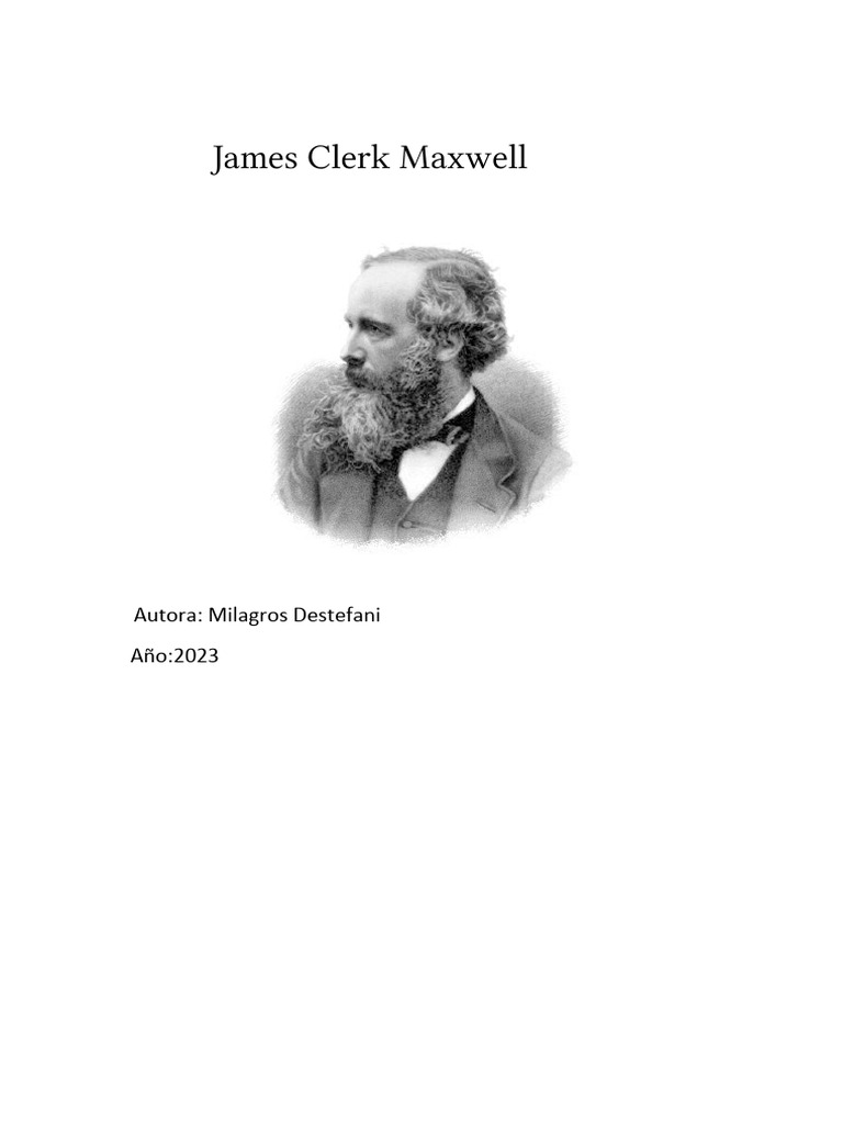 Aportaciones de James Clerk Maxwell | PDF | James Clerk Maxwell | Color