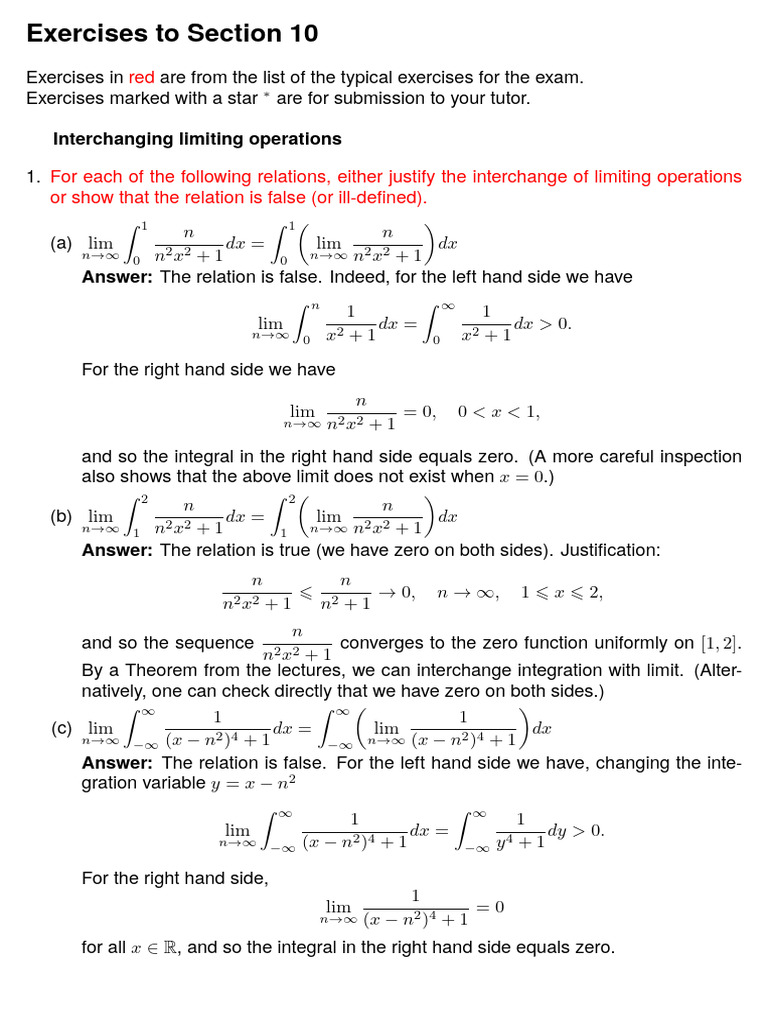 Answers10 Ra | PDF | Function (Mathematics) | Continuous Function