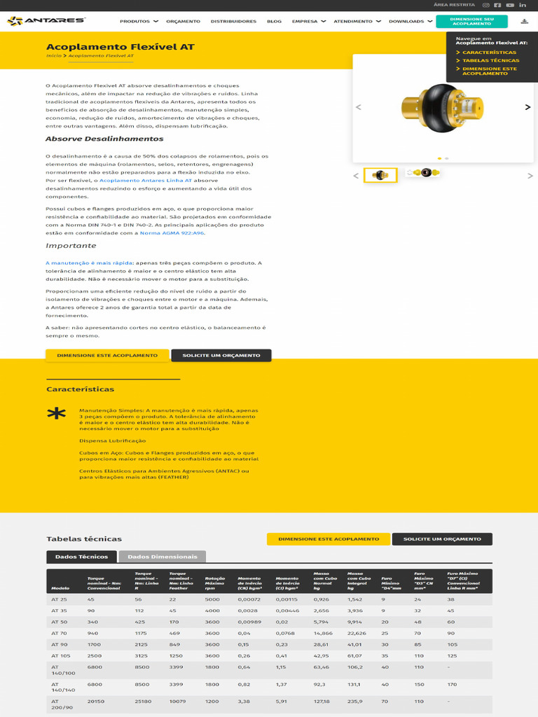 FireShot Capture 172 - Acoplamento Flexível AT - Antares Acoplamentos | PDF