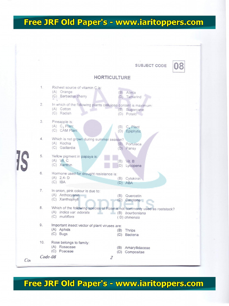 Horti JRF 2016 | PDF