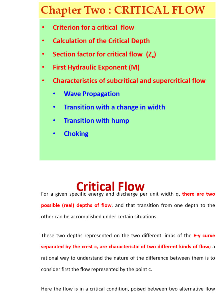 2.critical Flow BB | PDF | Motion (Physics) | Mathematical Objects