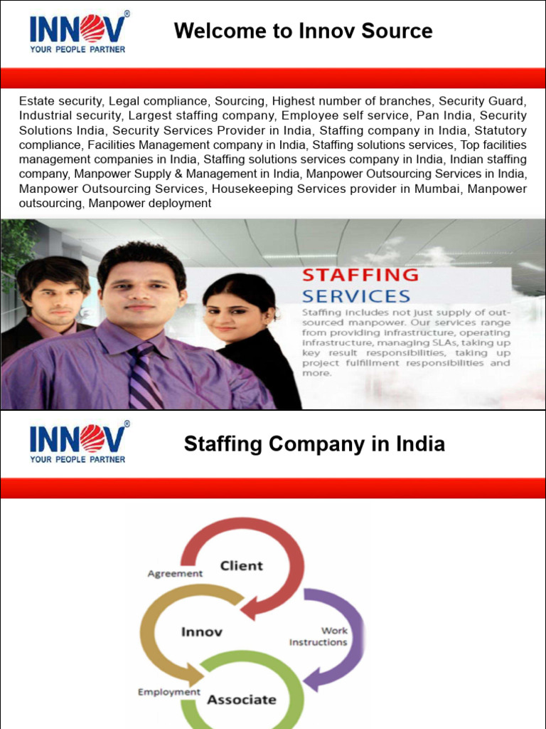 Indian Staffing Company | PDF | Human Resources | Outsourcing