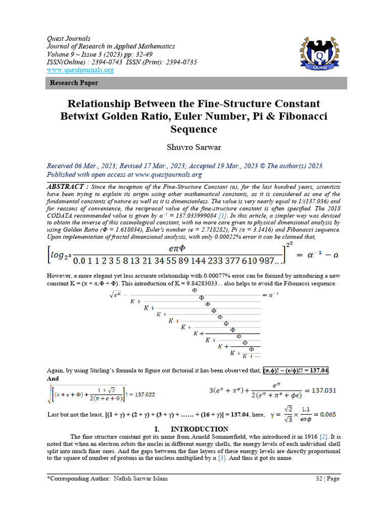 Fine Structure Constant Pdf Electron Atomic Orbital